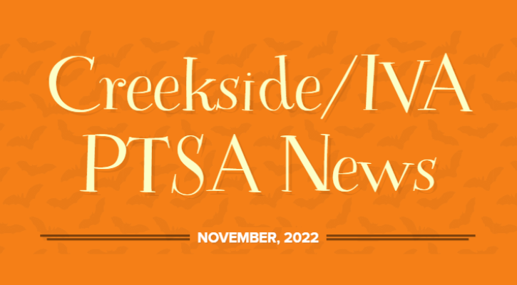 PTA Newsletter - November Updates | Creekside Education Center